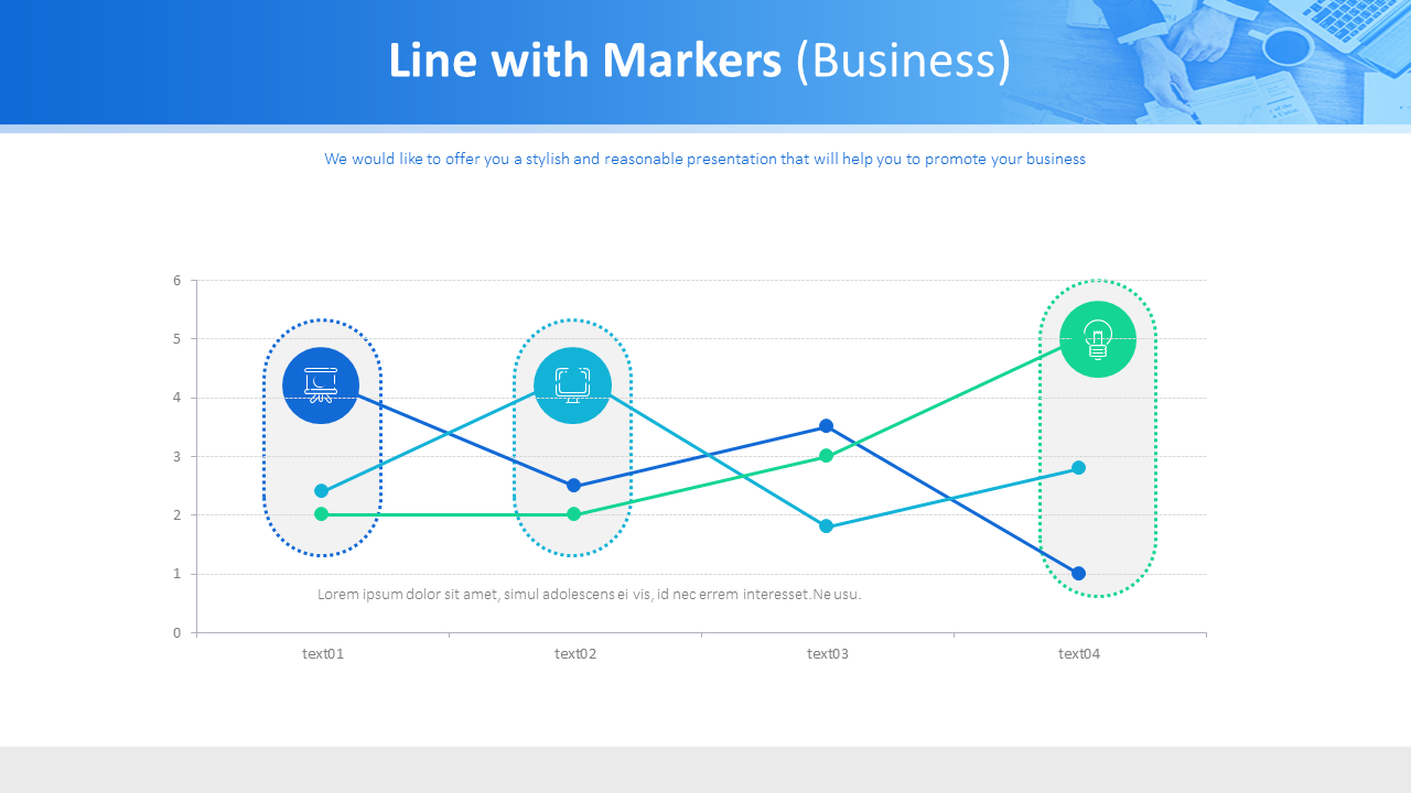 Line with Markers (Business)|Chart