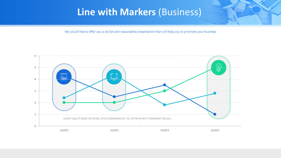 Line with Markers (Business)|Chart