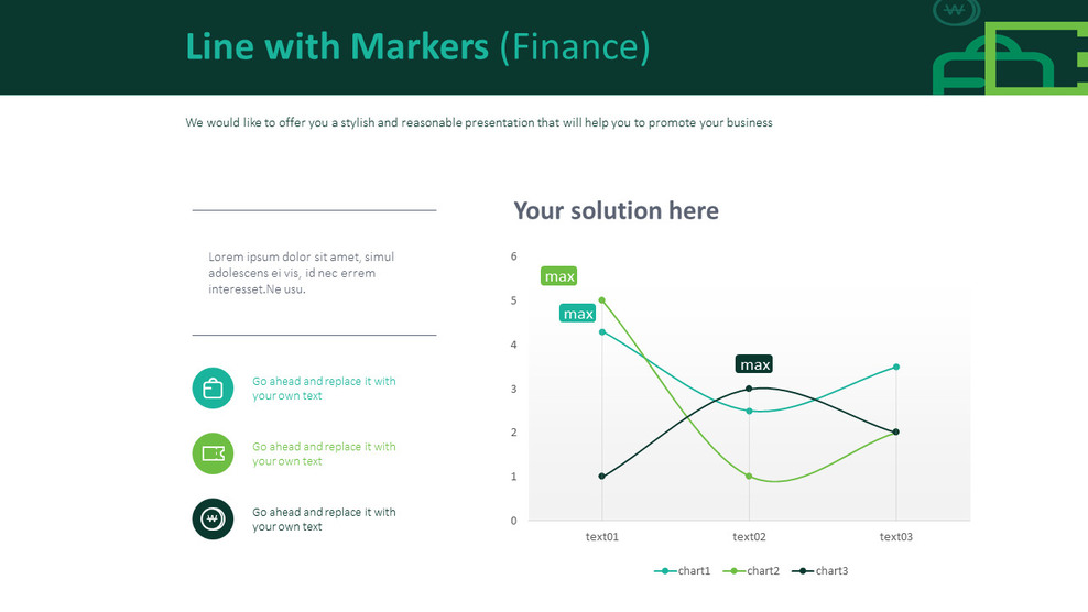 Line with Markers (Finance)|Chart