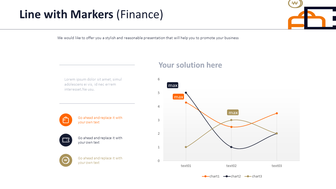 Line with Markers (Finance)|Chart