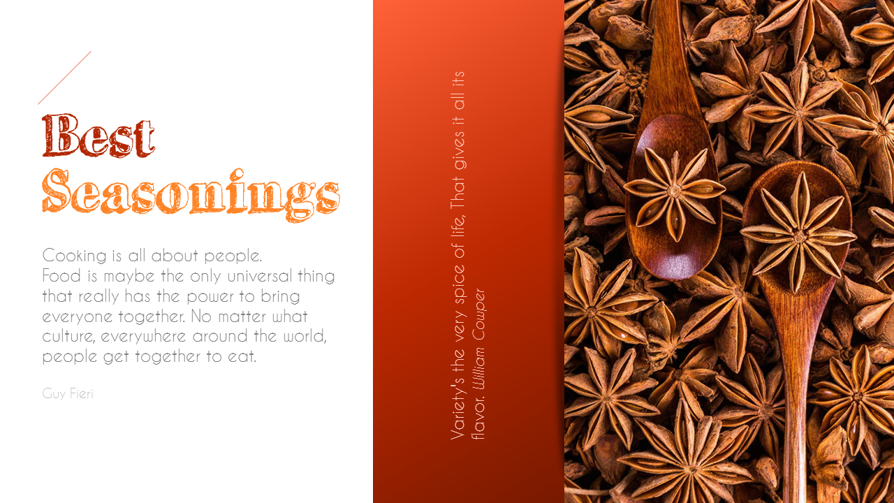 Spices and Seasonings PowerPoint