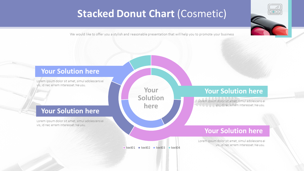 Stacked Donut Chart Cosmetic
