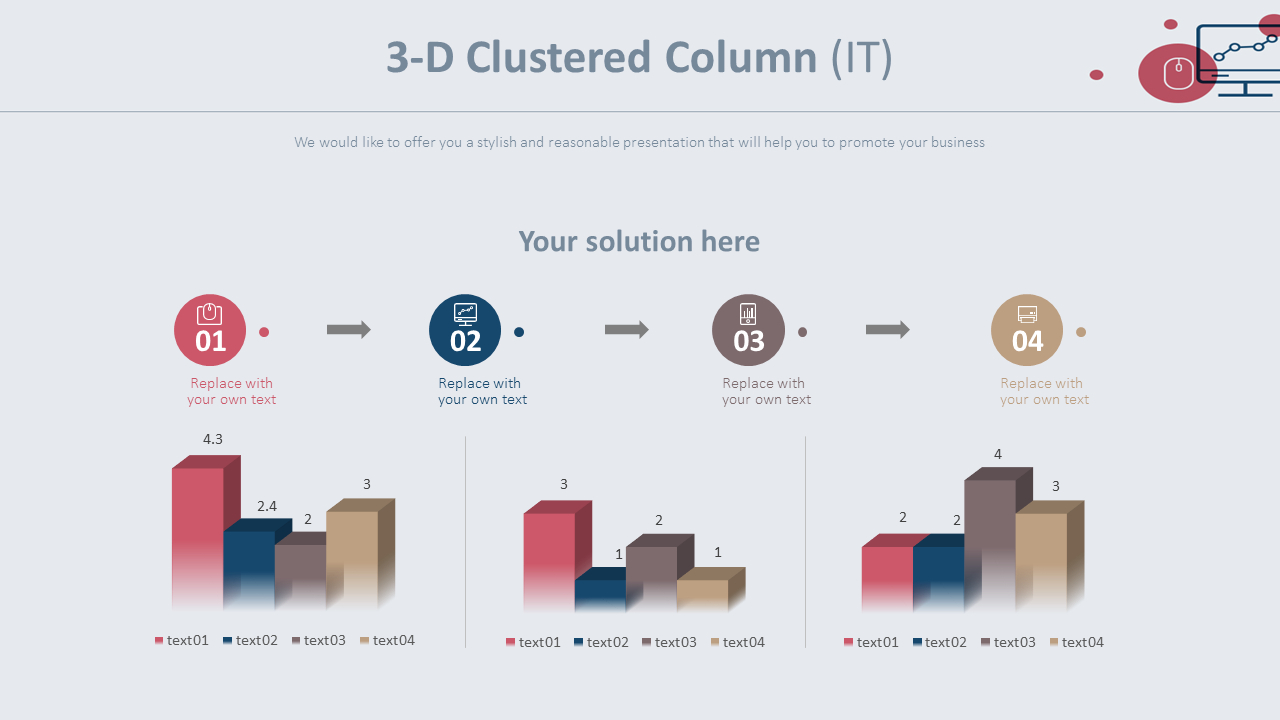 3-D Clustered Column (IT)|Chart