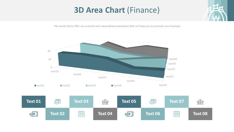 3D Area Chart (Finance)