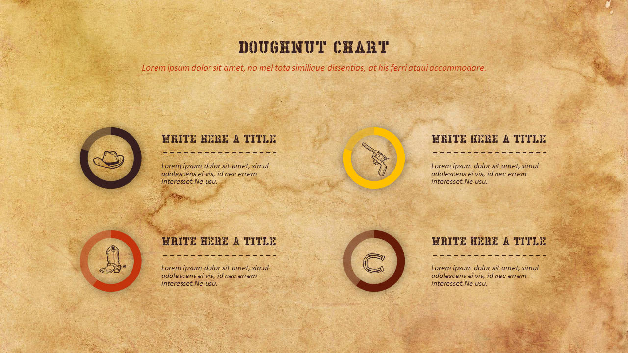 Sepia Wild West Theme PowerPoint Presentation Template