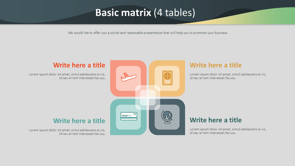 Basic Matrix Diagram (4 Tables)