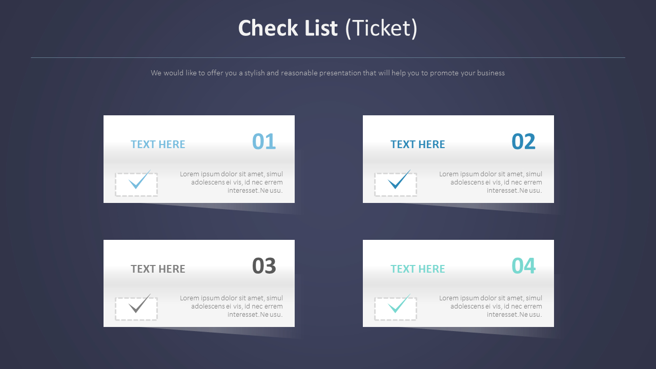 Check List Diagram (Ticket)|Relationship