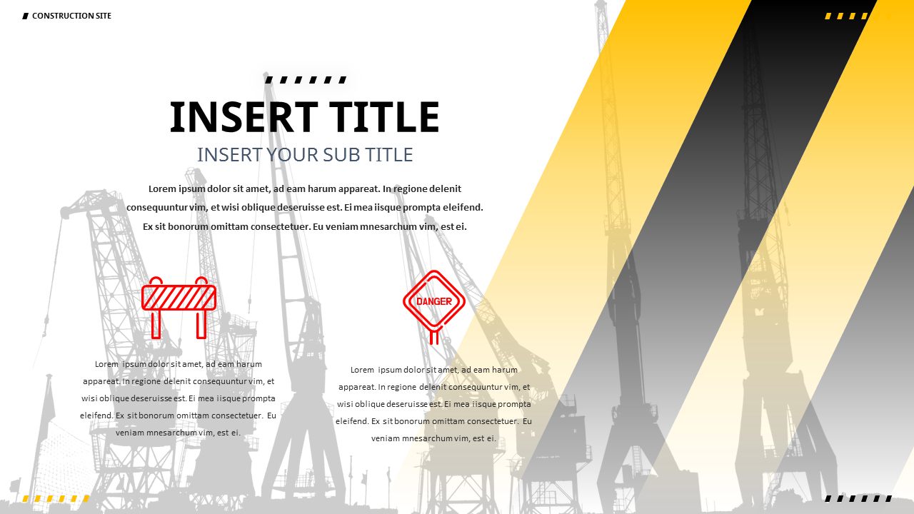 Construction PowerPoint Templates for Presentation