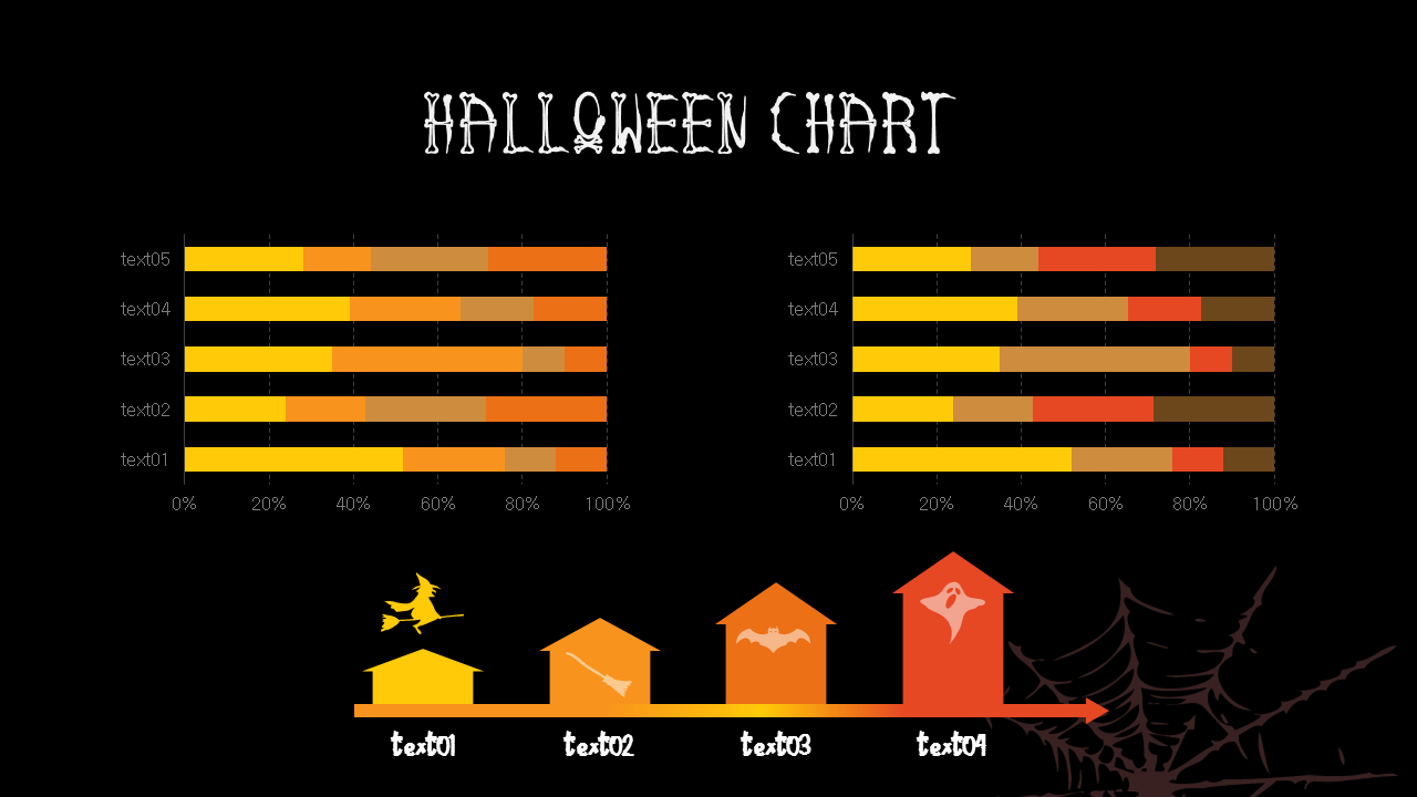 Halloween Town PowerPoint Templates