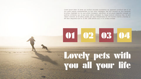 Lovely Pet Simple PowerPoint Templates