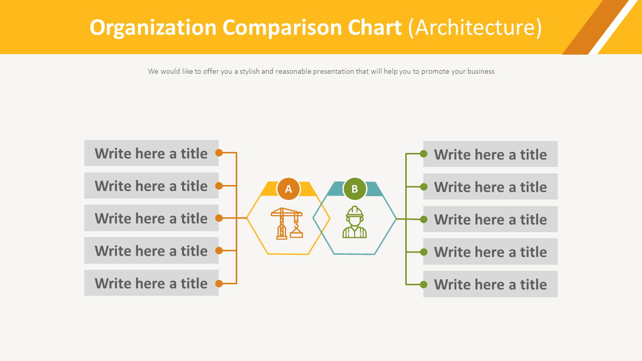 Organization Comparison Chart Diagram (Architecture)|Hierarchy