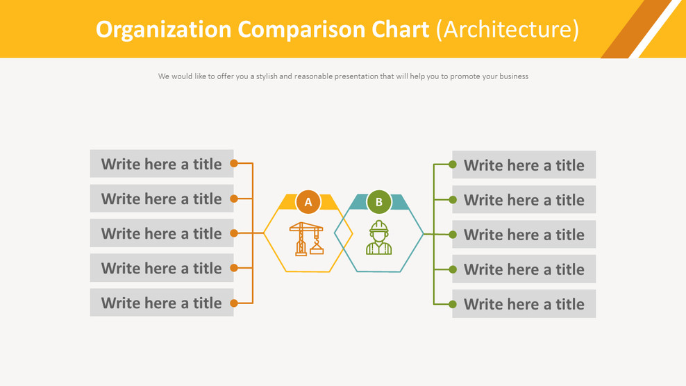 Organization Comparison Chart Diagram (Architecture)|Hierarchy