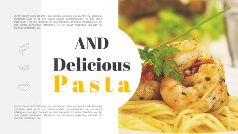 Pleasant Dinner Easy PPT Template