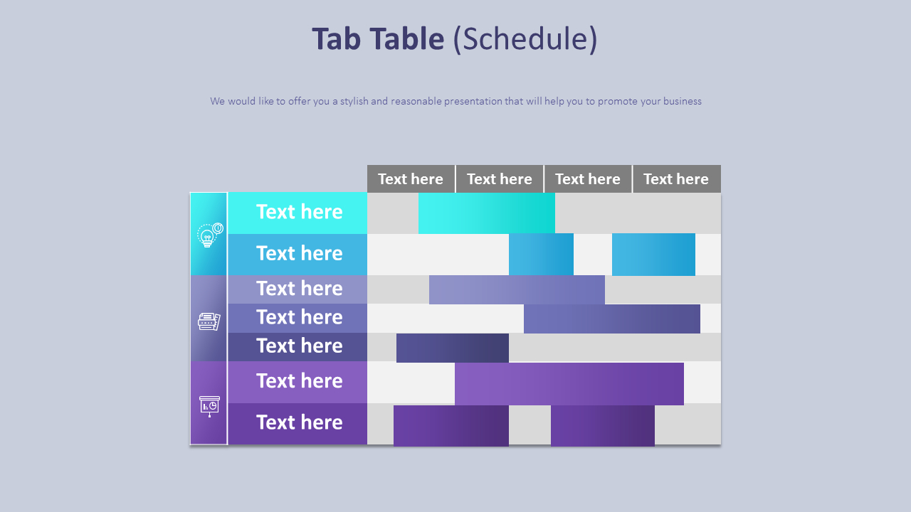 Tab Table Diagram (Schedule)