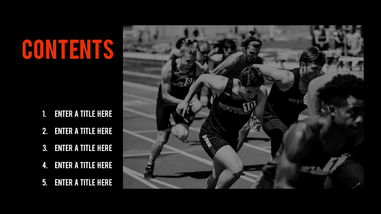 Talk about Running PowerPoint Templates Design