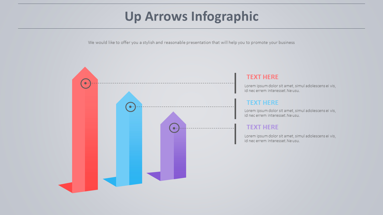 Up Arrows Infographic Diagram|Process