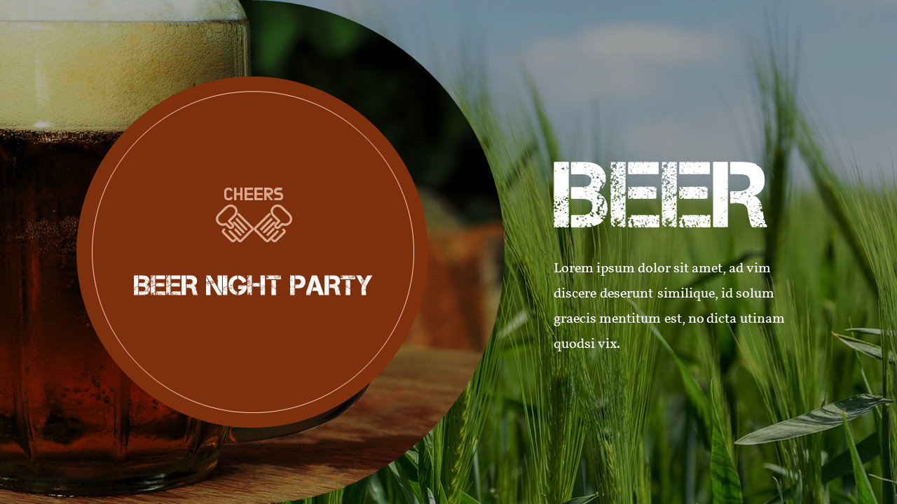 Beer Night Party Powerpoint Presentation