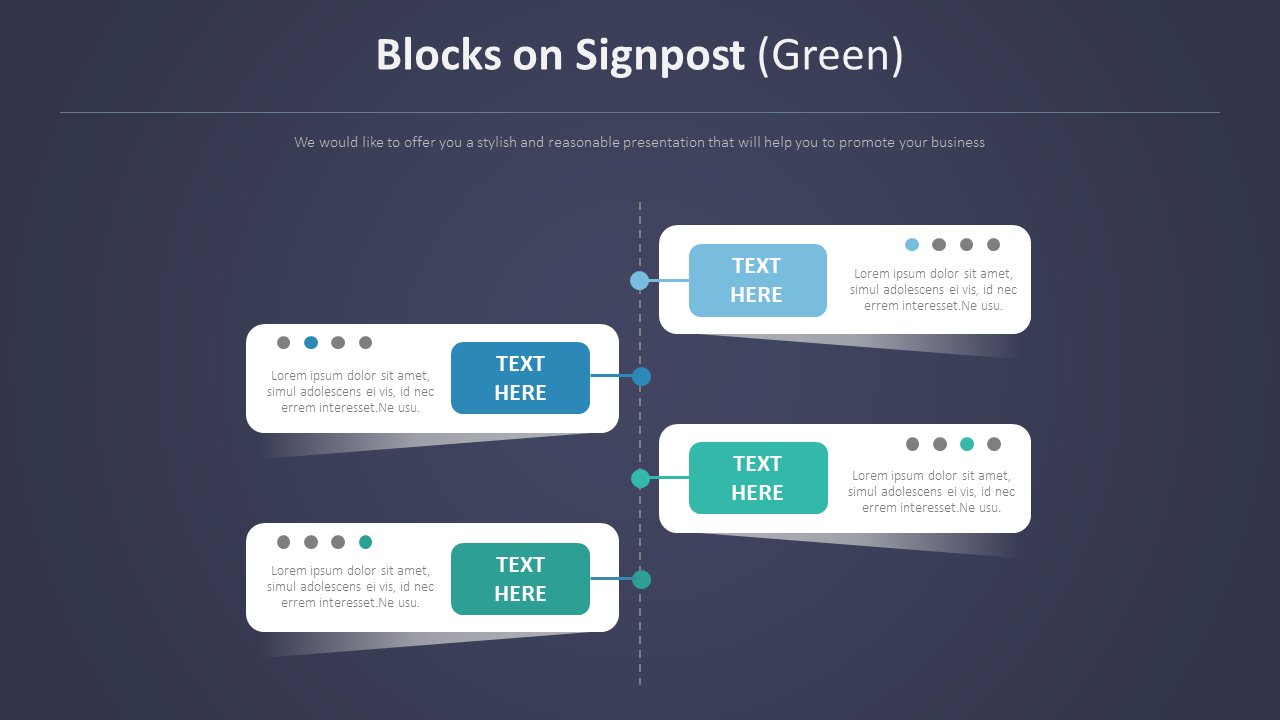 Blocks on Signpost Diagram (Green)