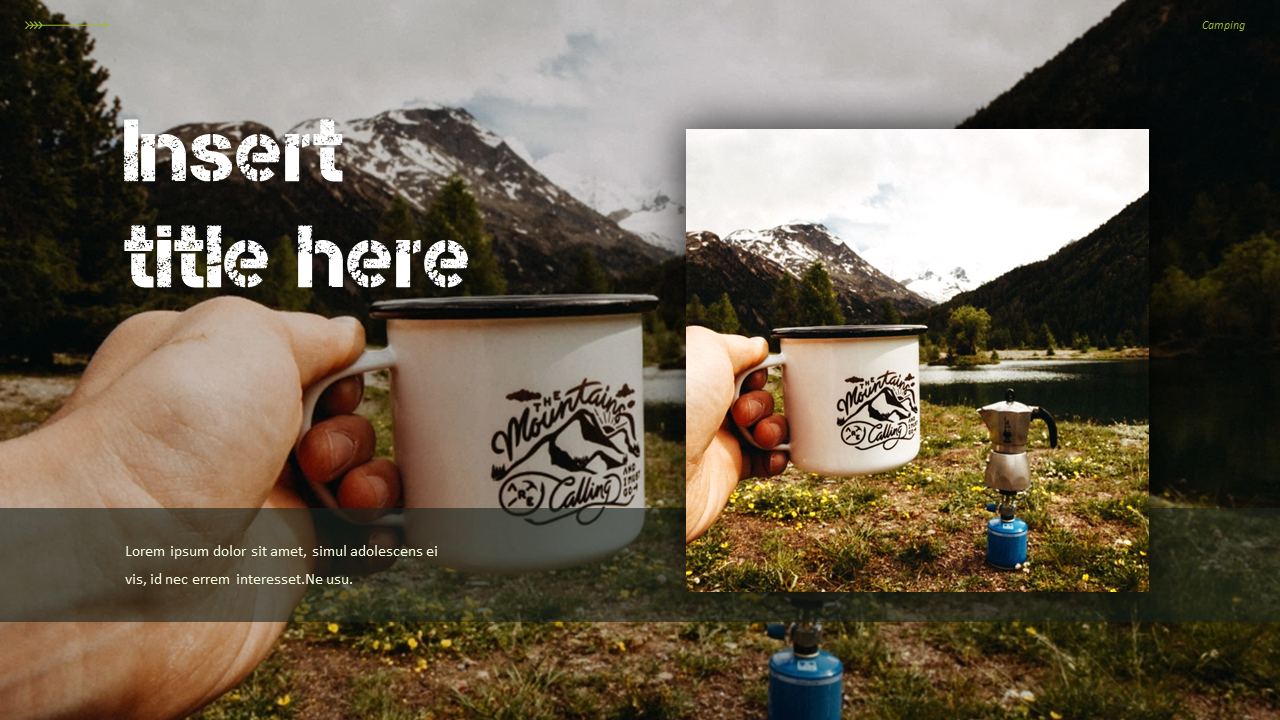 Camping PowerPoint Templates Multipurpose Design