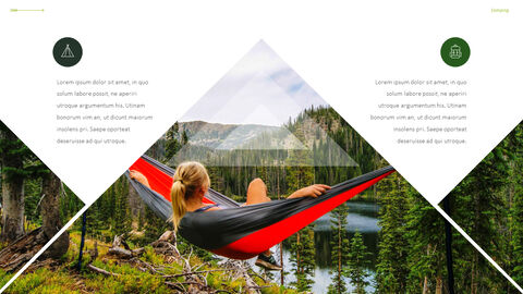 Camping PowerPoint Templates Multipurpose Design
