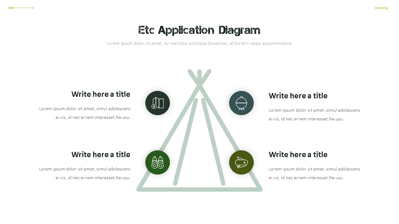Camping PowerPoint Templates Multipurpose Design
