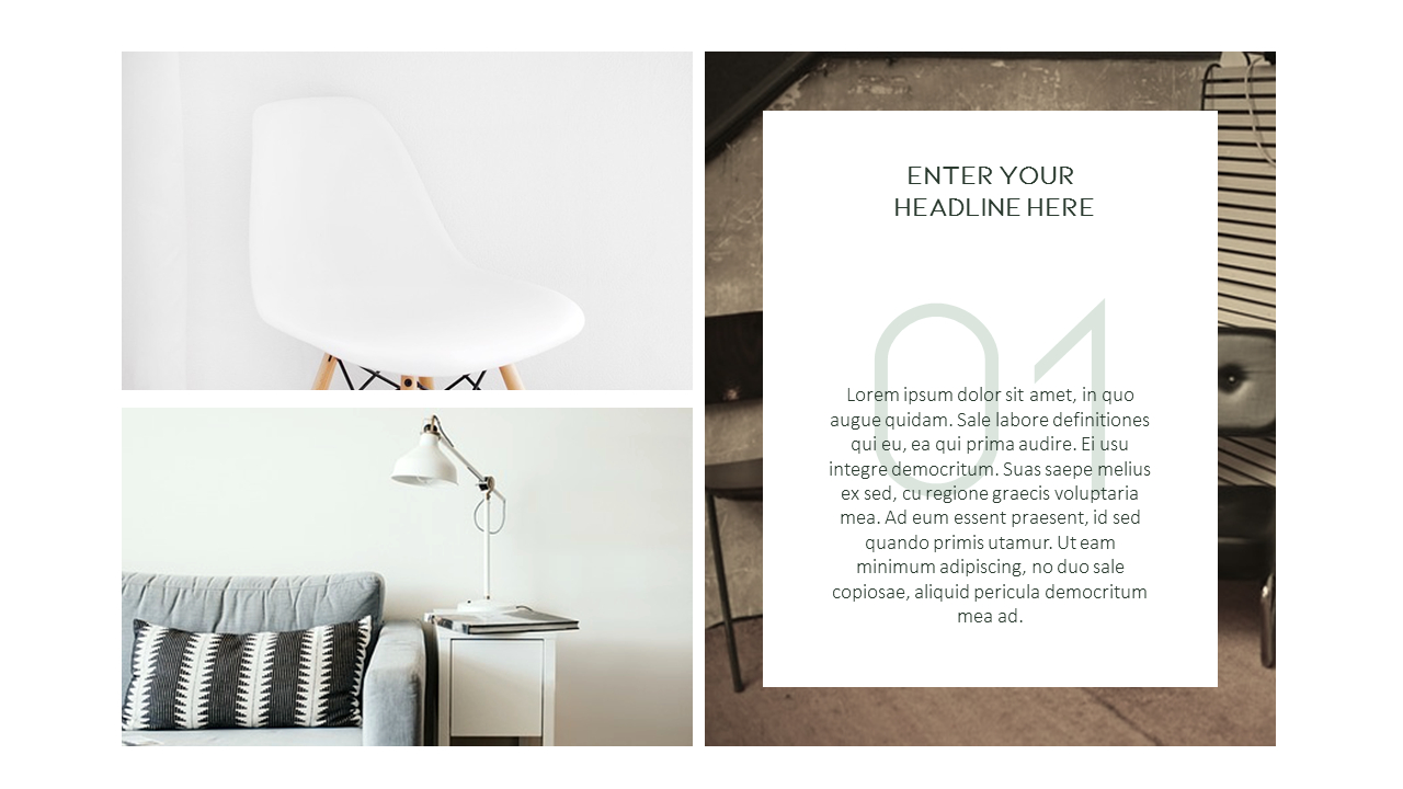 Chair Design Theme Presentation Templates