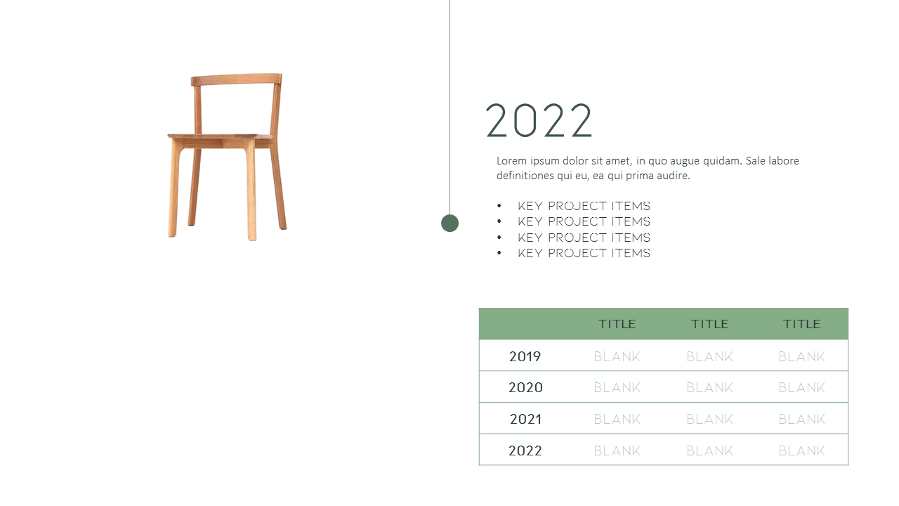 Chair Design Theme Presentation Templates