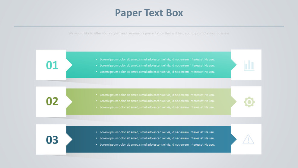 Paper Text Box Diagram|List