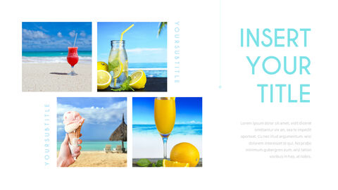 Summer Beach Presentation PowerPoint Templates Design