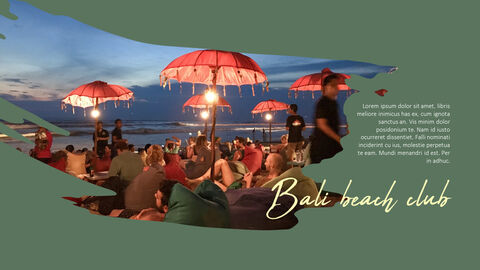 Viaje a bali Presentación Diseño Plantillas PowerPoint