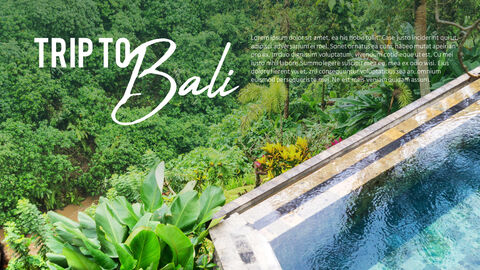 Trip to Bali Presentation PowerPoint Templates Design