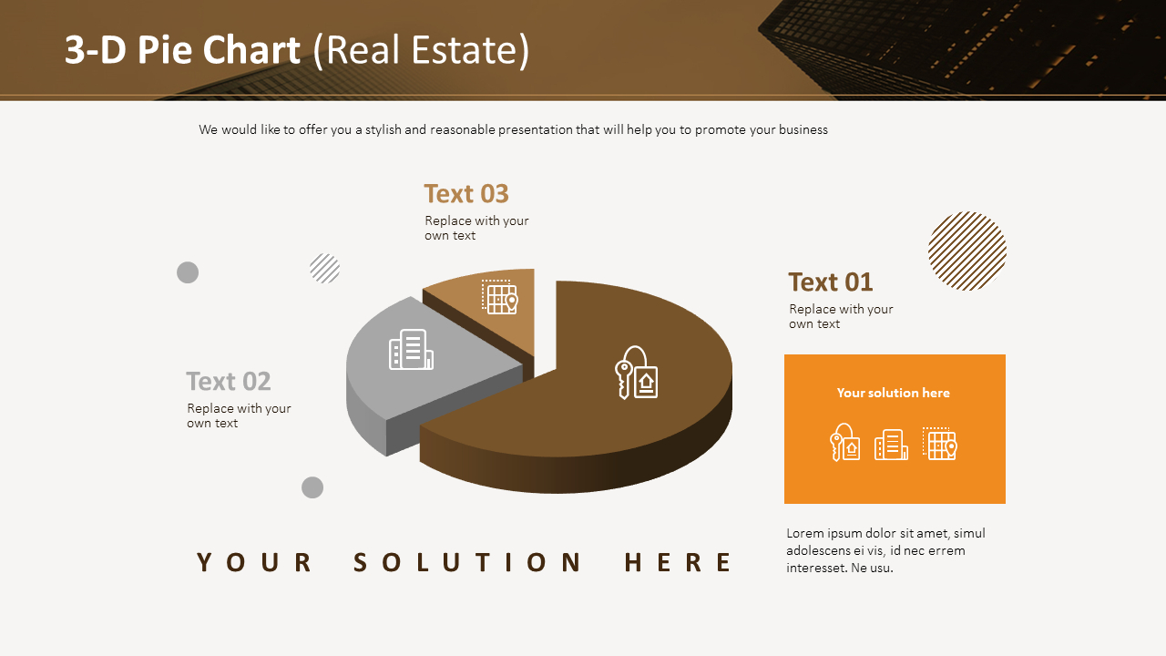 3-D Pie Chart (Real Estate)