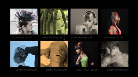 Hair Styling Portfolio Presentation