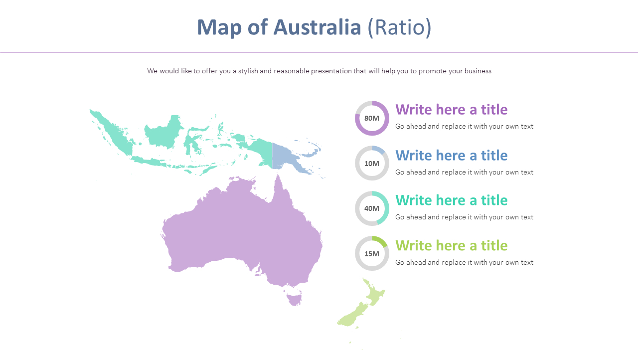 Map of Australia Diagram (Ratio)