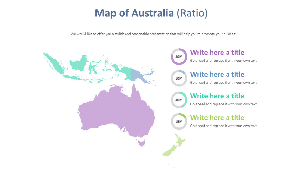 Map of Australia Diagram (Ratio)