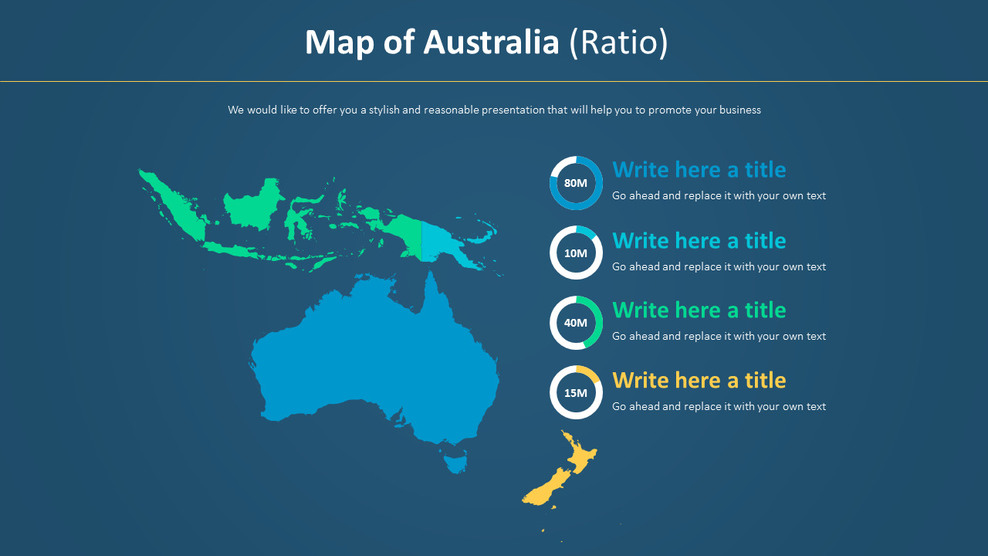 Map of Australia Diagram (Ratio)