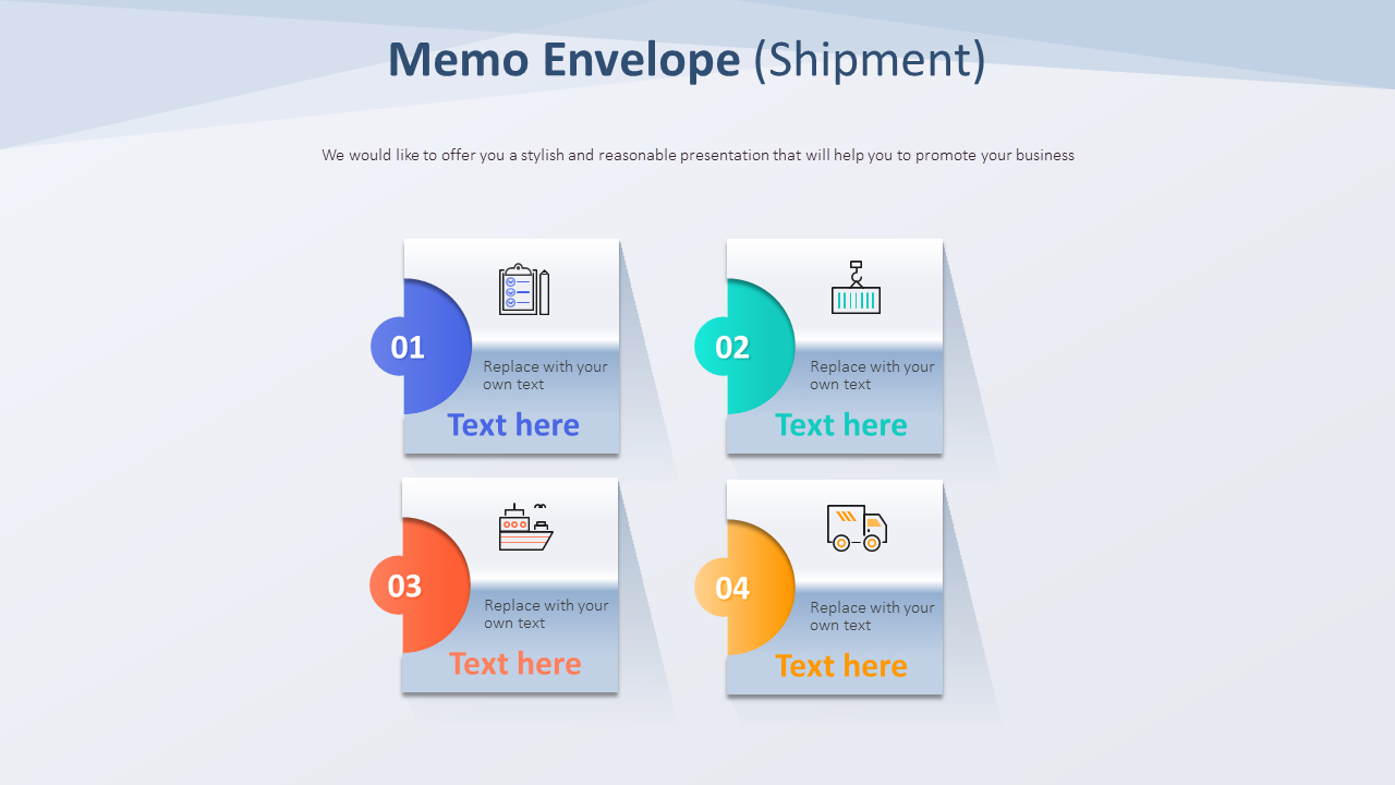 Memo Envelope Diagram (Shipment)|List