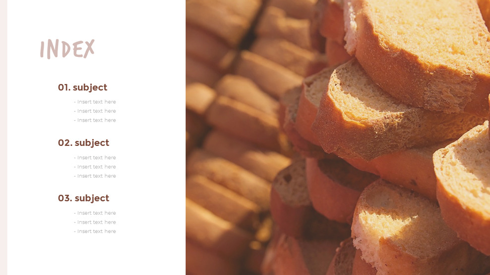 Bread Theme Presentation Templates