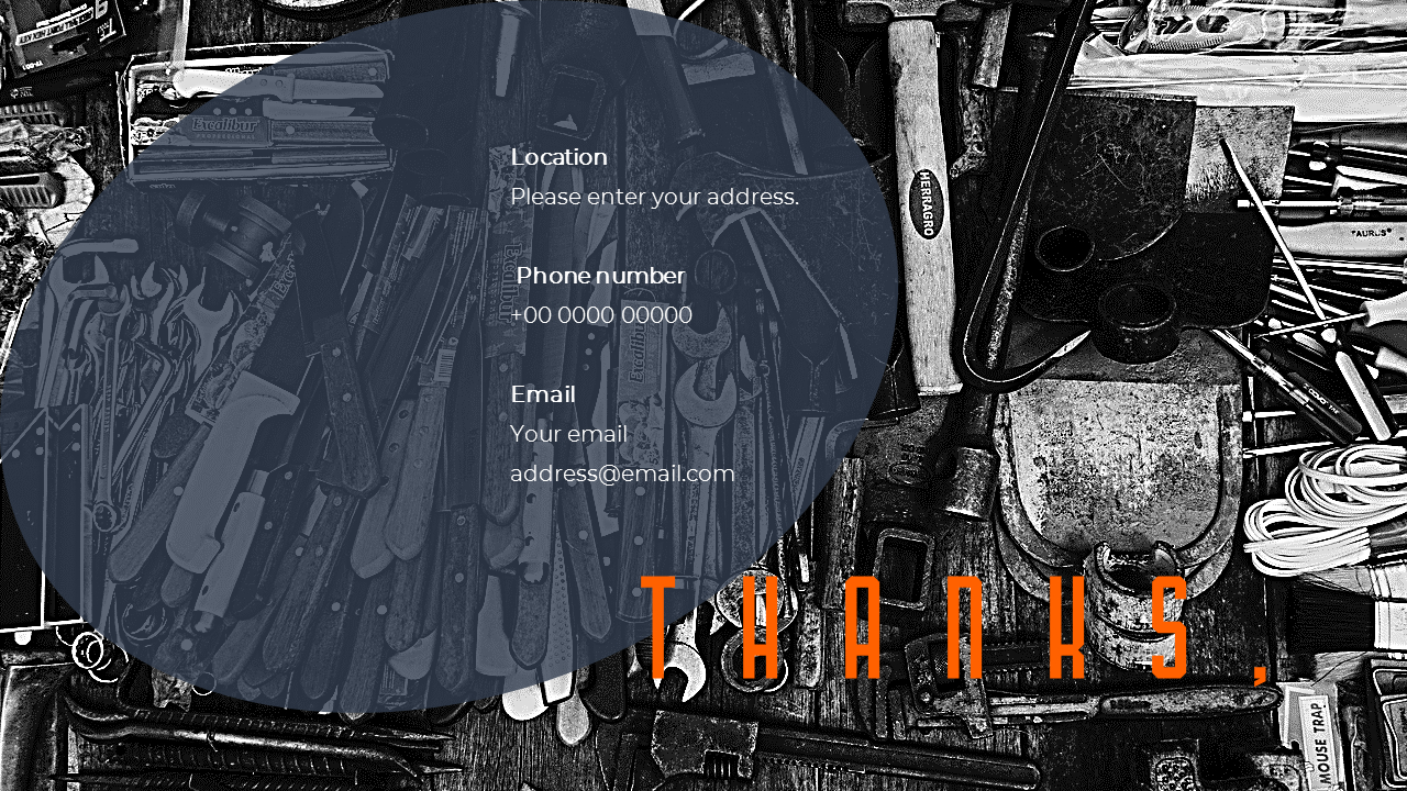 Tools Theme Presentation Templates