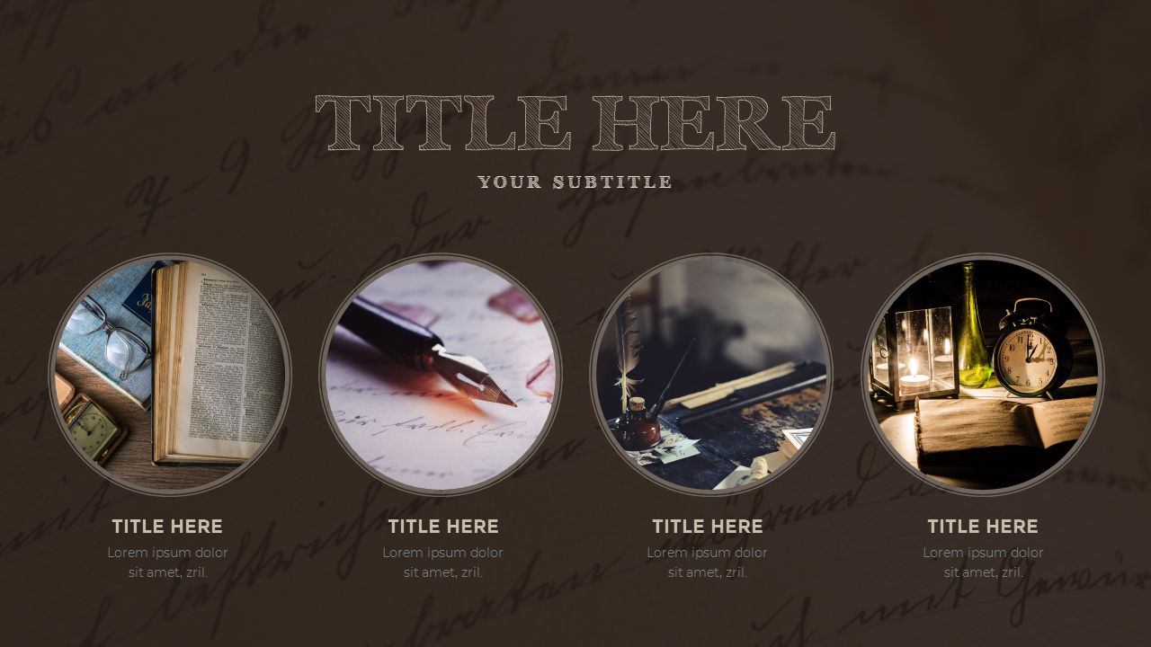 Vintage Theme Presentation Templates