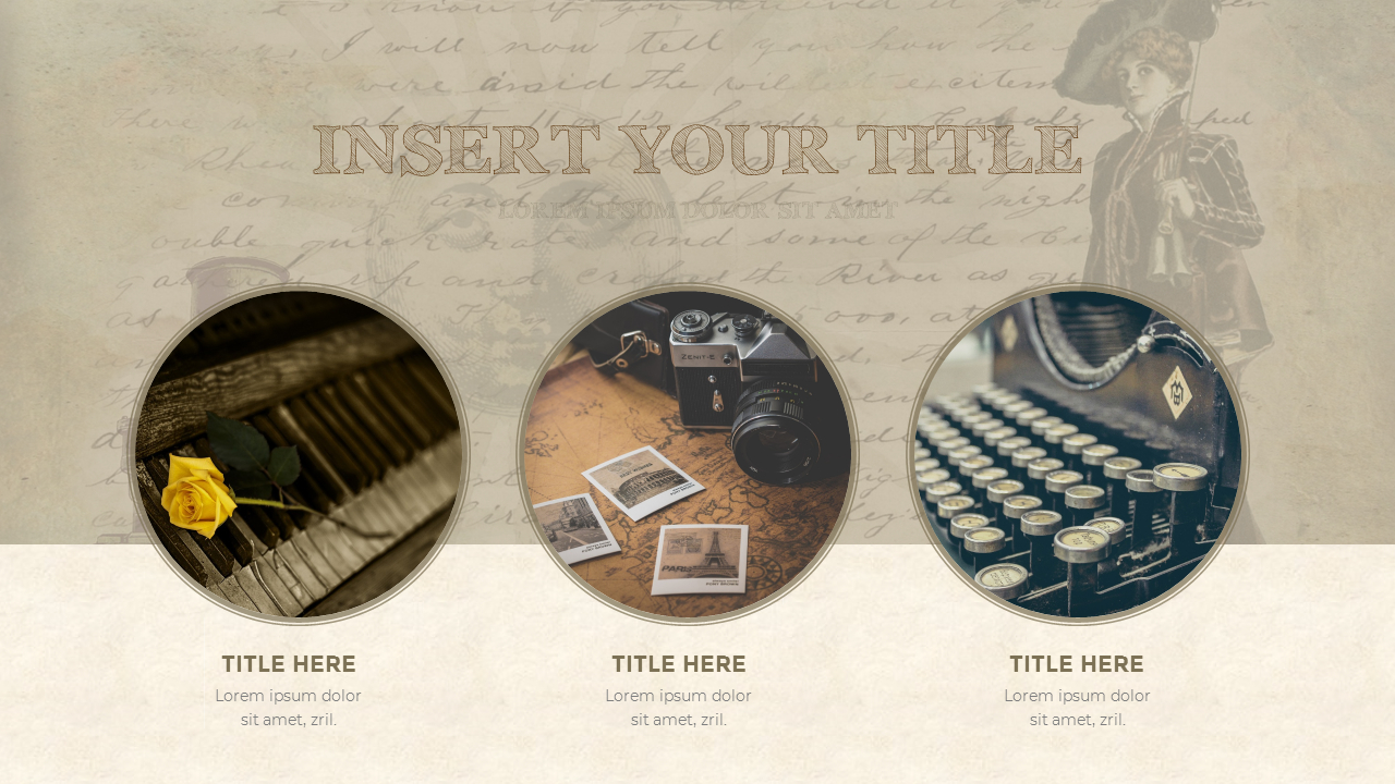 Vintage Theme Presentation Templates