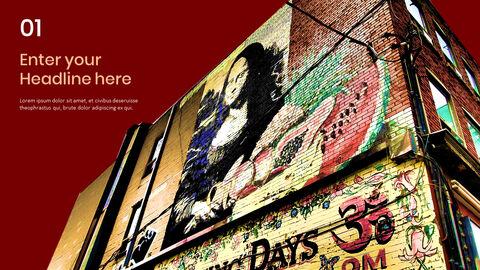 Graffiti Art Theme PPT Templates