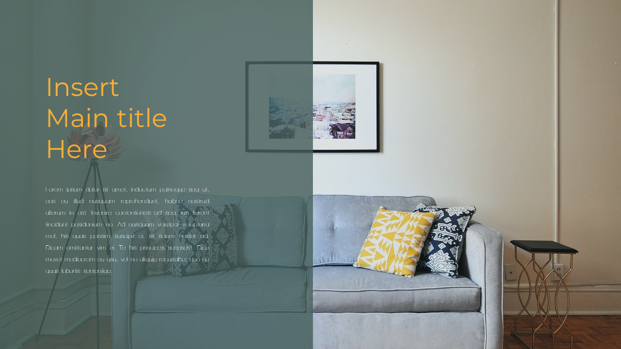 Interior Design Theme PPT Templates