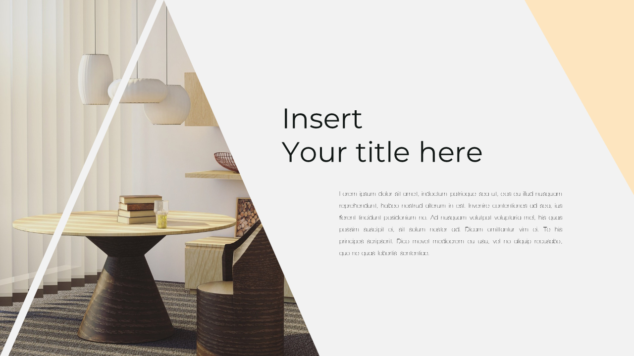 Interior Design Cover Page