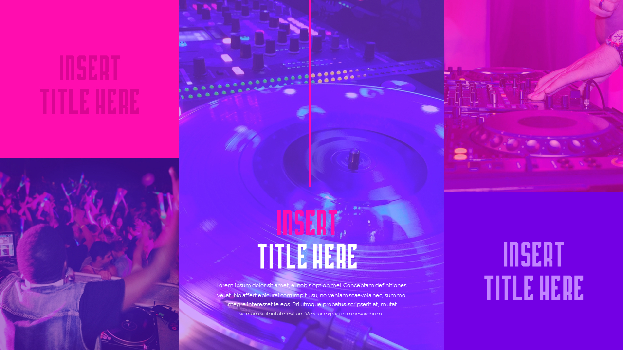 Music Festival PowerPoint Templates Design