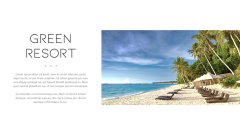 Romantico Resort PowerPoint Templates Design