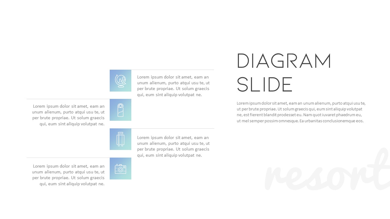 Romantico Resort PowerPoint Templates Design