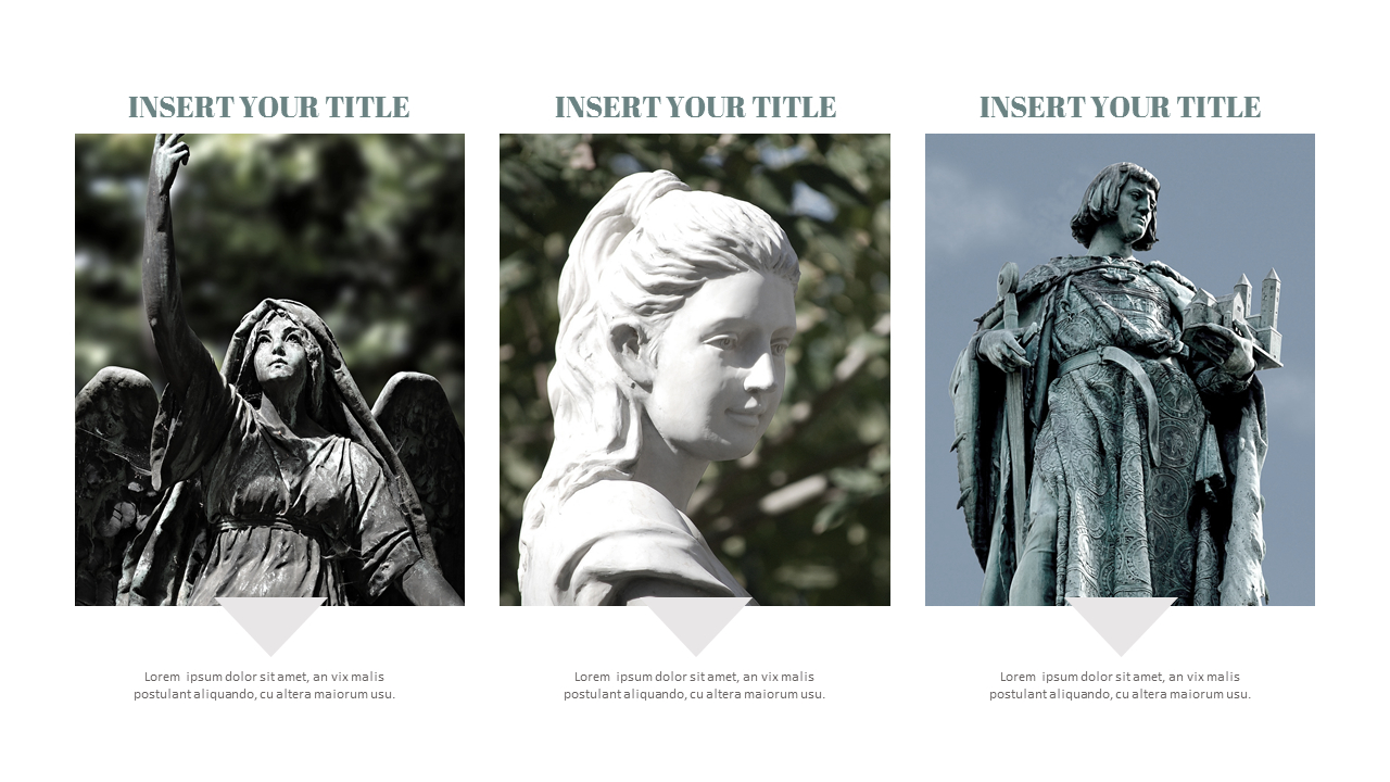 Statue Presentation PowerPoint Templates Design