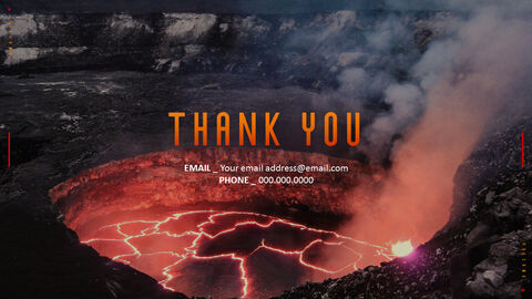 Volcano Theme PPT Templates