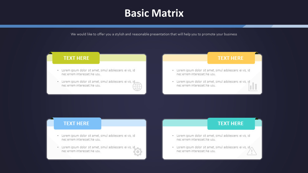 Diagrama de matriz básico
